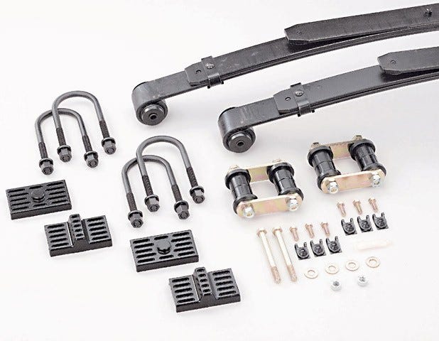 Bladfjærer, bakfjærer, løseblader, henker, fjærbolter og foringer ...