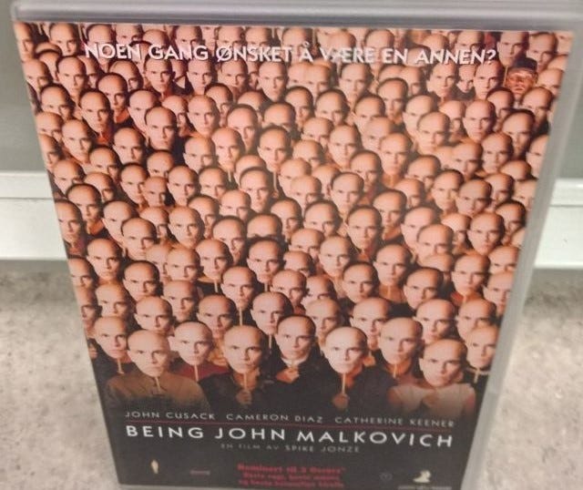 Being John Malkovich(DVD)norsk tekst | FINN torget