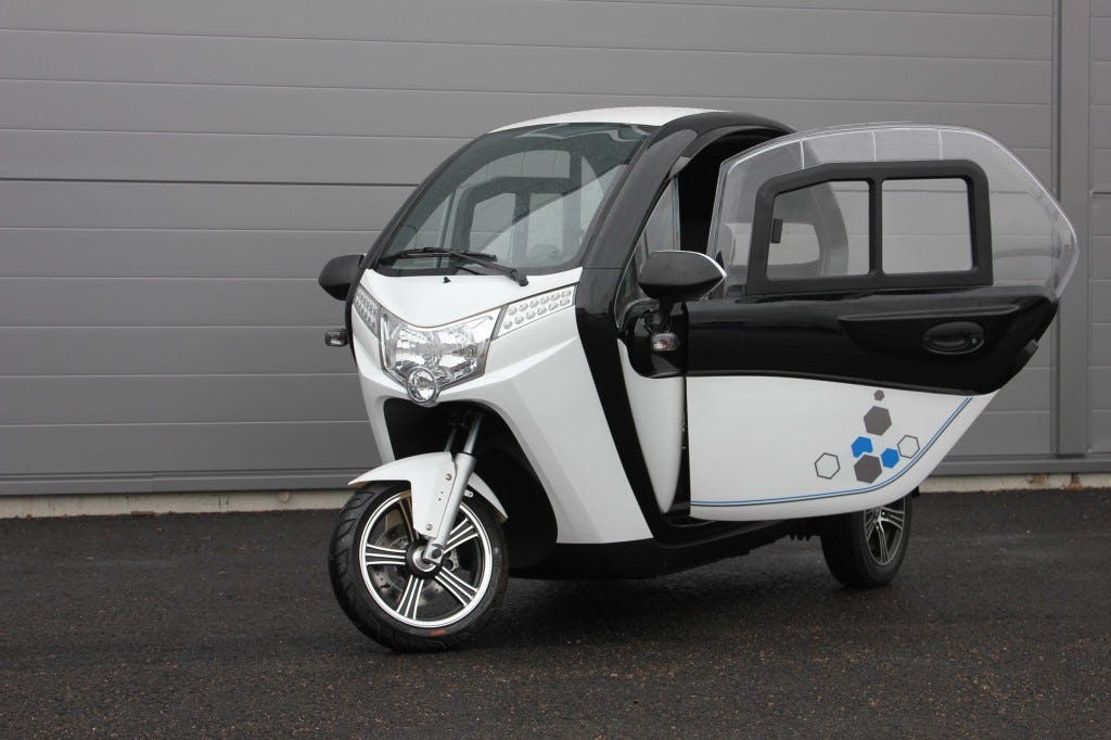 elbil 3 eller 4-hjuls-Titan-Zero, til ungdom (800w/5000w. Toppfart : 30 ...