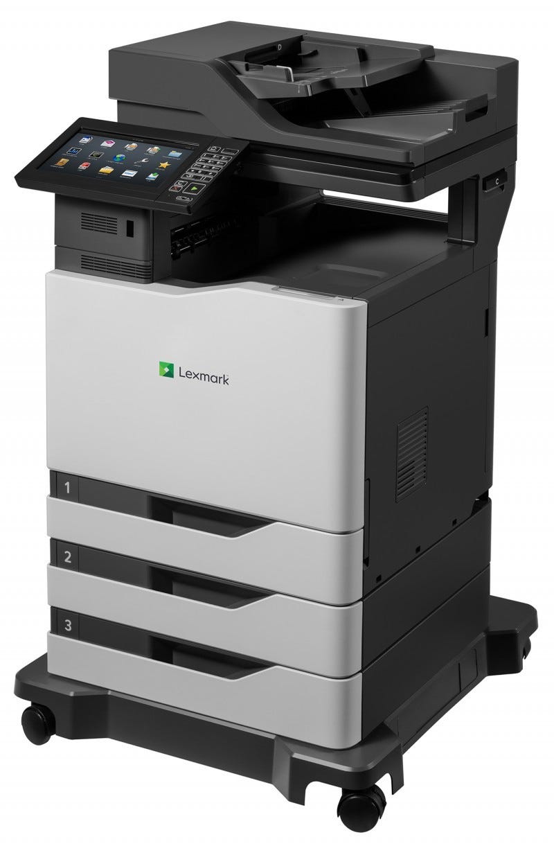 Billig leie Proff Lexmark CX825 A4 format kopi, print, skann, e-post ...