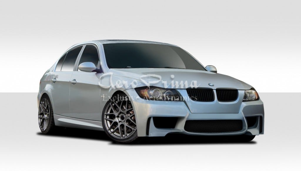 BMW 3 SERIE - E90 E91 E92 E93 - 1M LOOK FRONTFANGER | FINN-torget