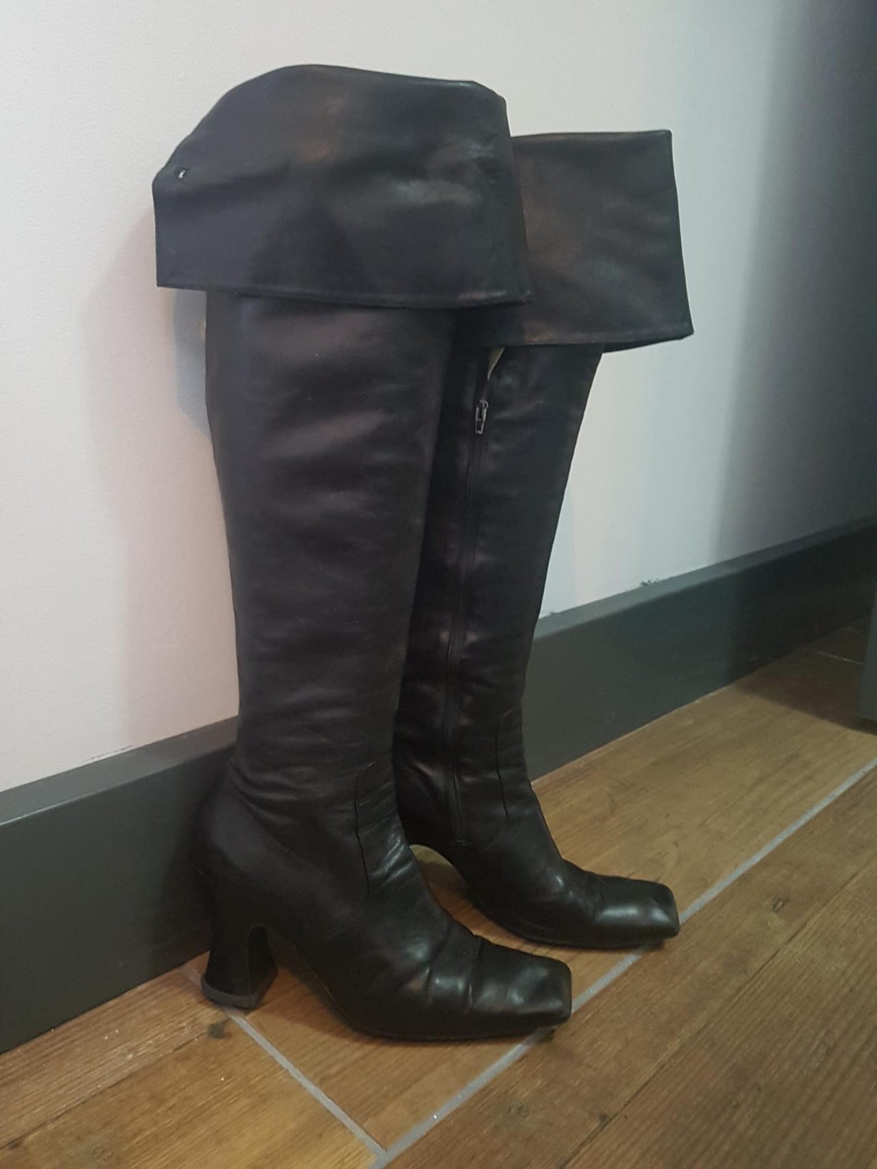 Vintage Michel Perry pirate boots str 38 | FINN-torget