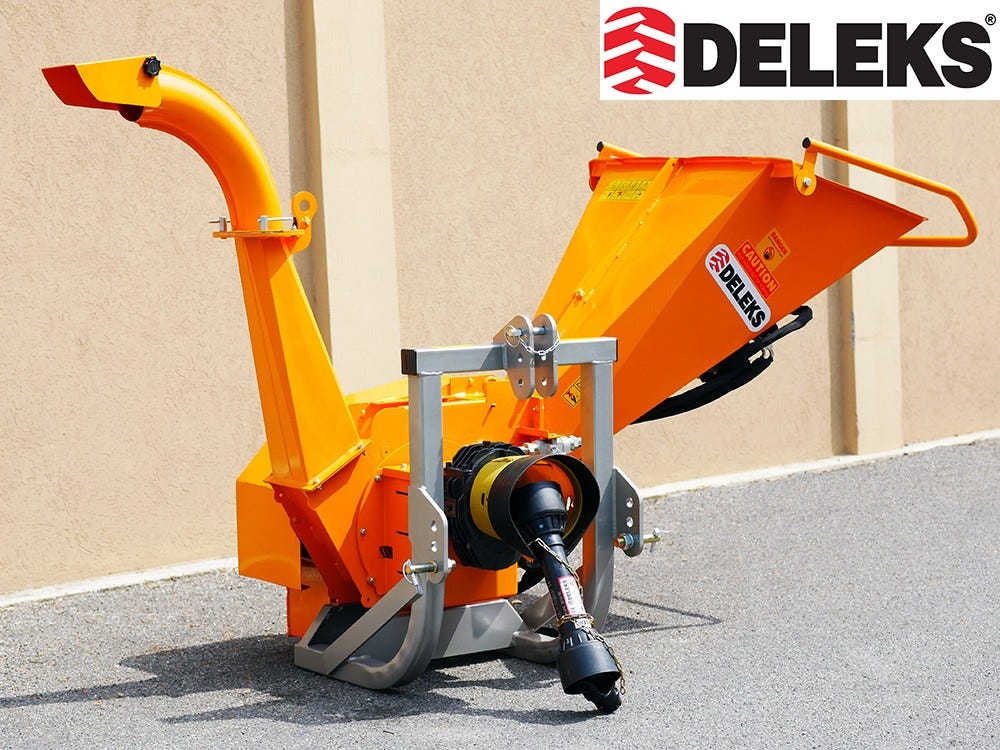 DELEKS® DK-1300 BIO-TROMMEL-FLISKUTTER TIL TRAKTOR MED HYDRAULISK ...