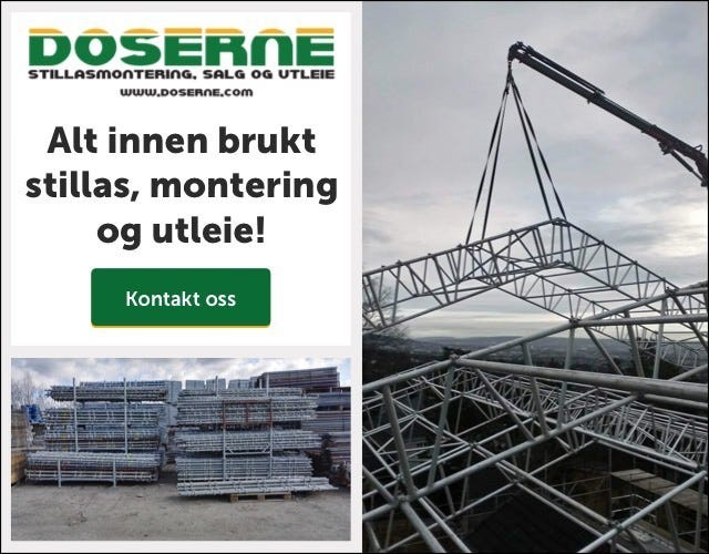 Bruk og nytt stillas, utleie og montering | FINN-torget