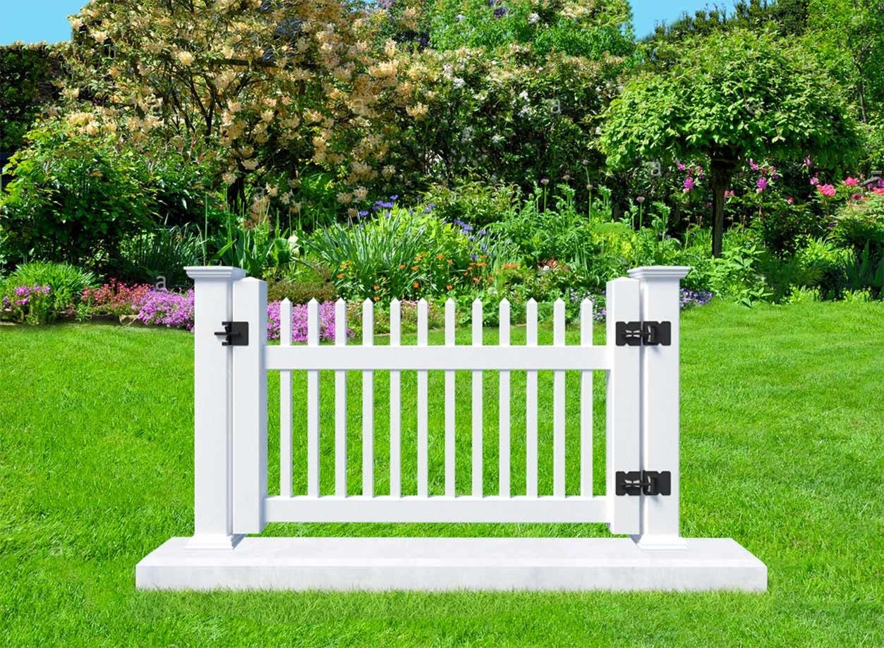 Vedlikeholdsfritt PVC gjerde, levegg, rekkverk, port mm. | FINN-torget