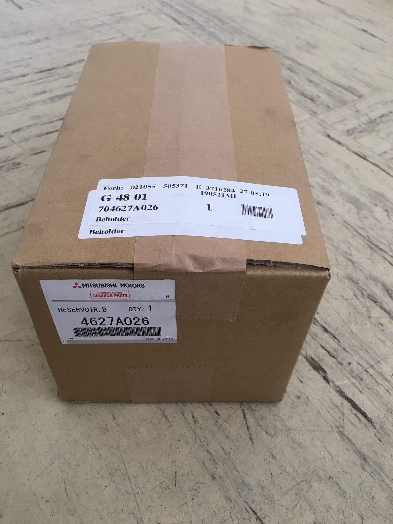 Bremsvæskebeholder Mitsubishi Outlander 4627A026 | FINN-torget