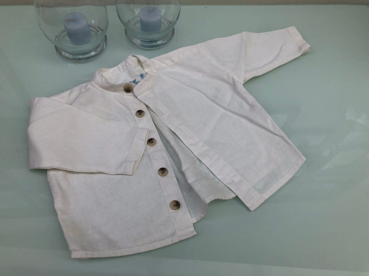 Skjorte til baby, str 56-62, Wheat | FINN-torget