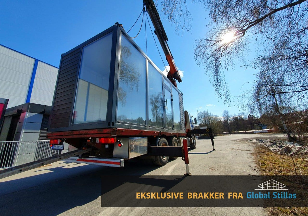 Moderne brakke / salgs brakke / visnings brakke / butikk ...