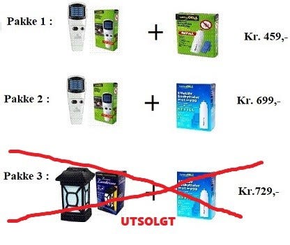 Vi fører både ThermaCELL og Myggolf Myggspray til billige priser | FINN ...