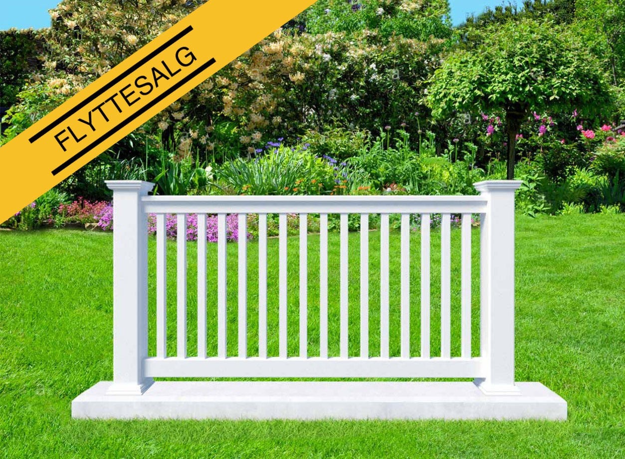 Vedlikeholdsfritt PVC gjerde, levegg, rekkverk, port mm. | FINN.no
