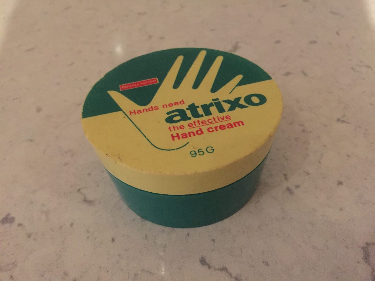 Vintage 1970s Atrixa Hand Cream Tub | FINN-torget