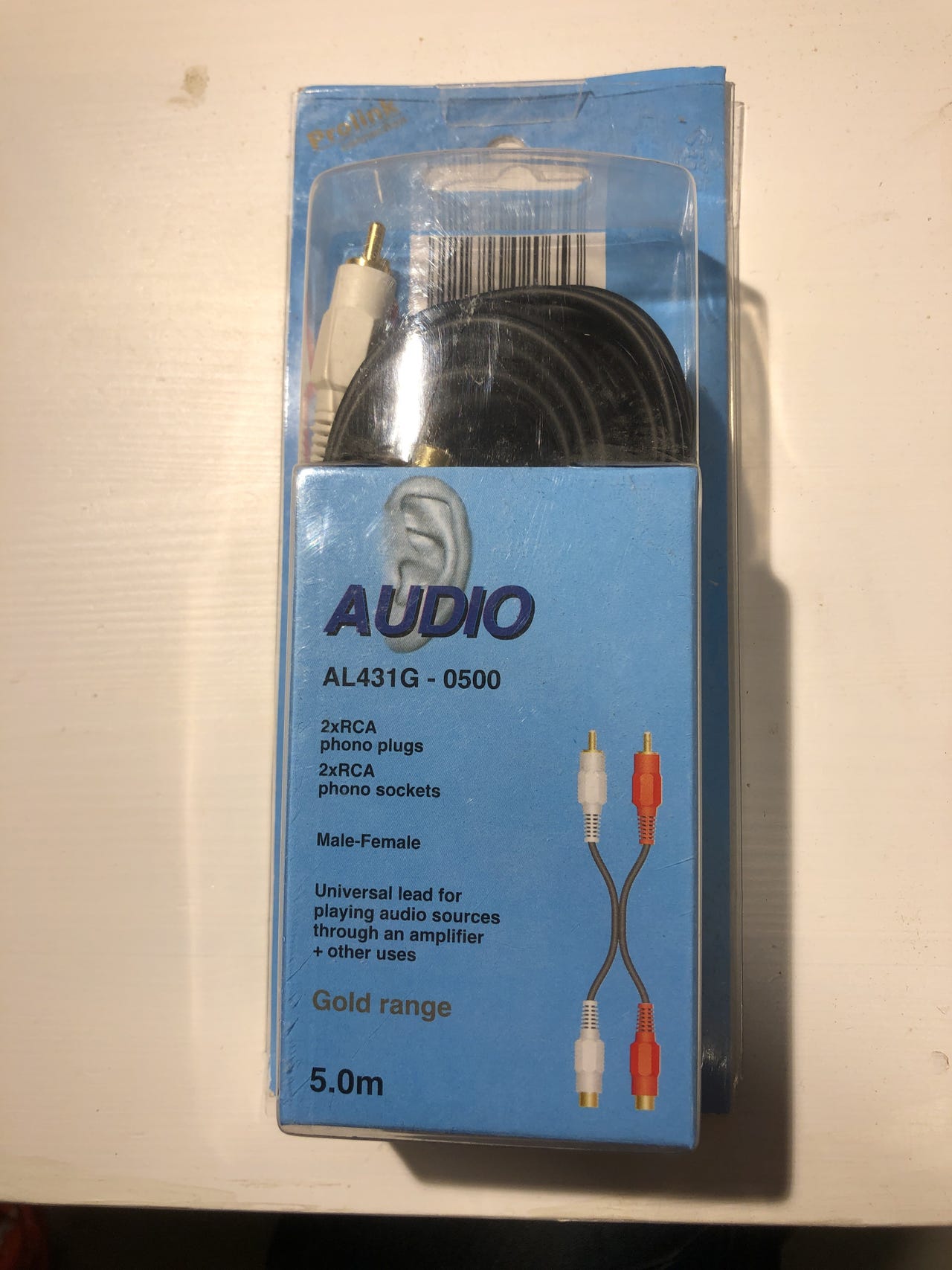 Ny prolink audio lydkabel han-ho 5meter | FINN-torget