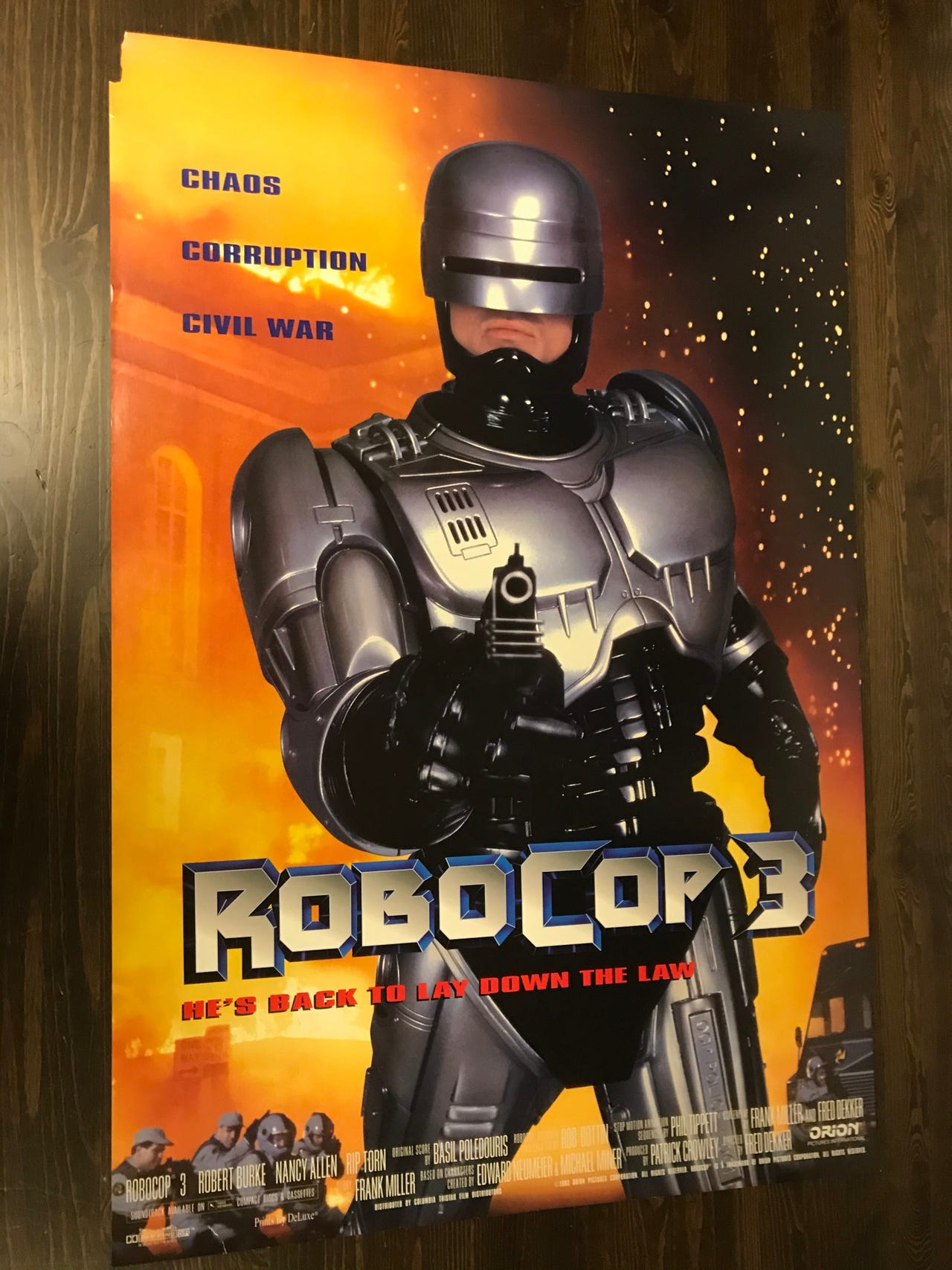 Robocop 3 Kinoplakat 1993 | FINN-torget