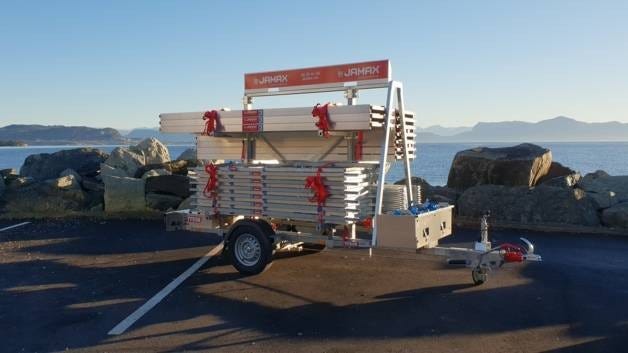 Jamax Fasadestillas 82,5 m2 med stillashenger | FINN-torget