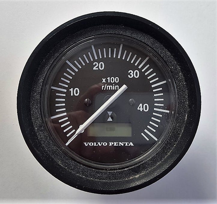 VDO Tachometer Display til Volvo Penta Timeteller. Fri frakt | FINN-torget
