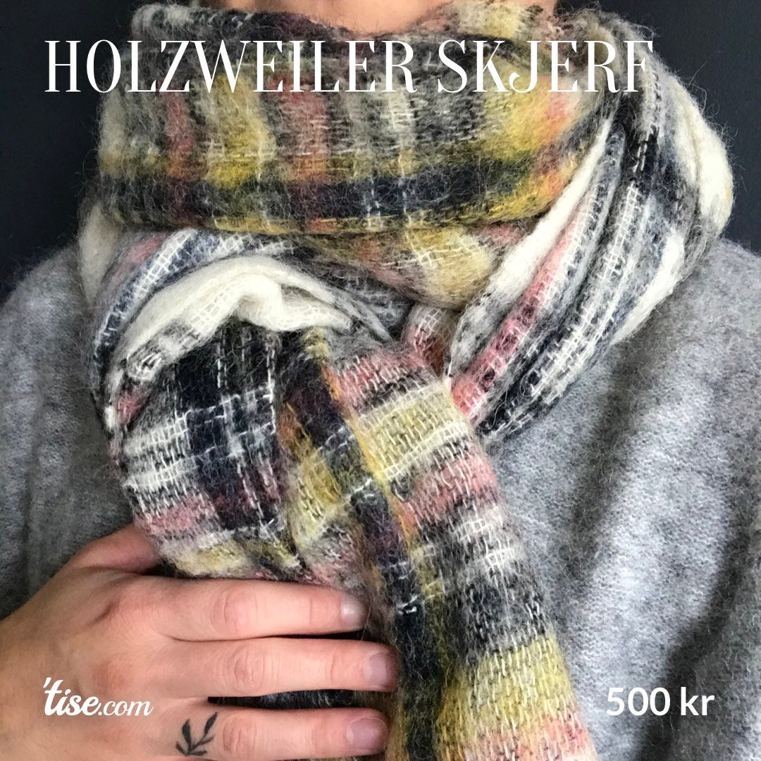 Holzweiler skjerf - ny pris | FINN.no