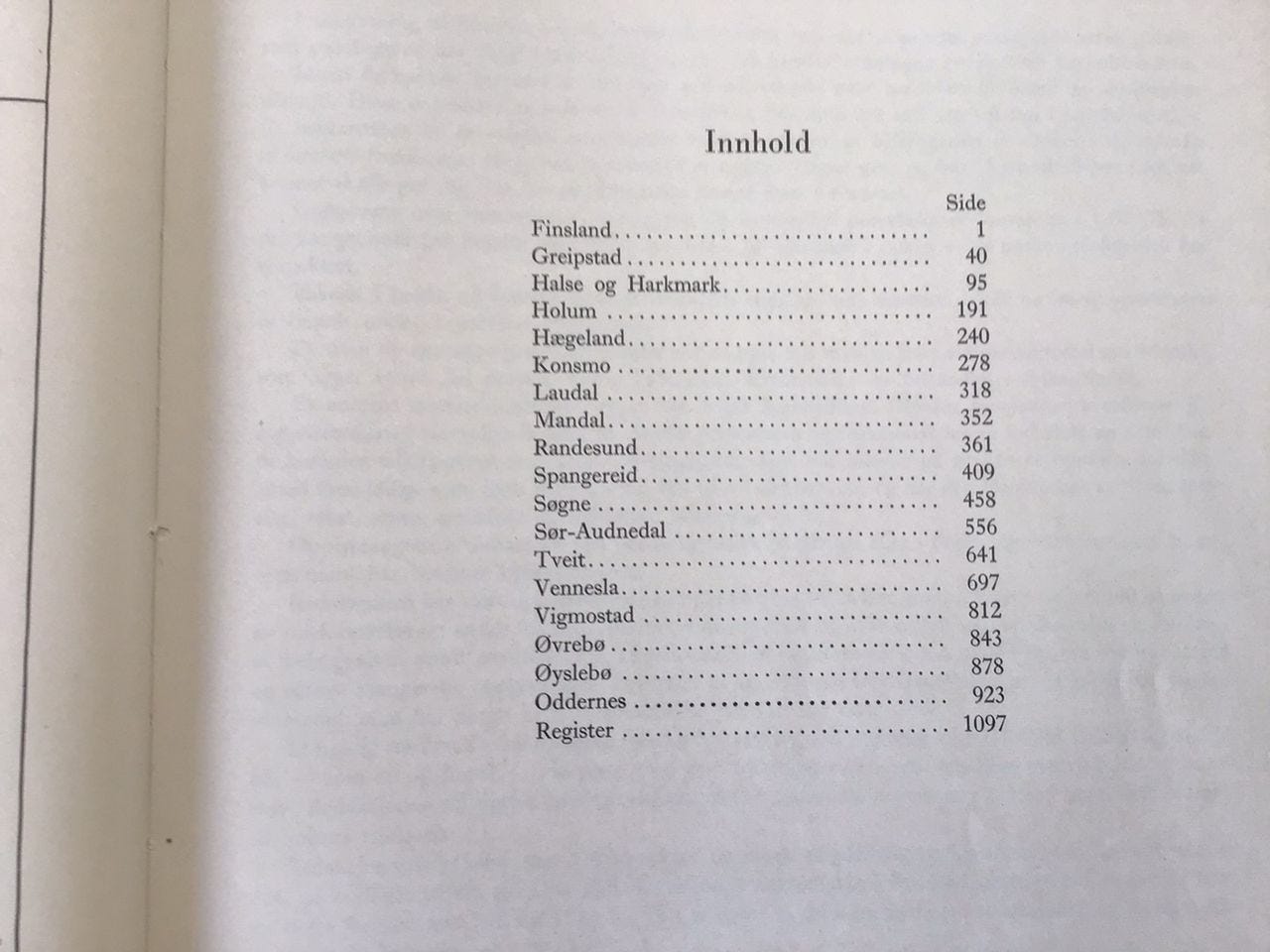 Norges Bebyggelse - Herredsbind for Vest-Agder Østre del. (1957) | FINN ...