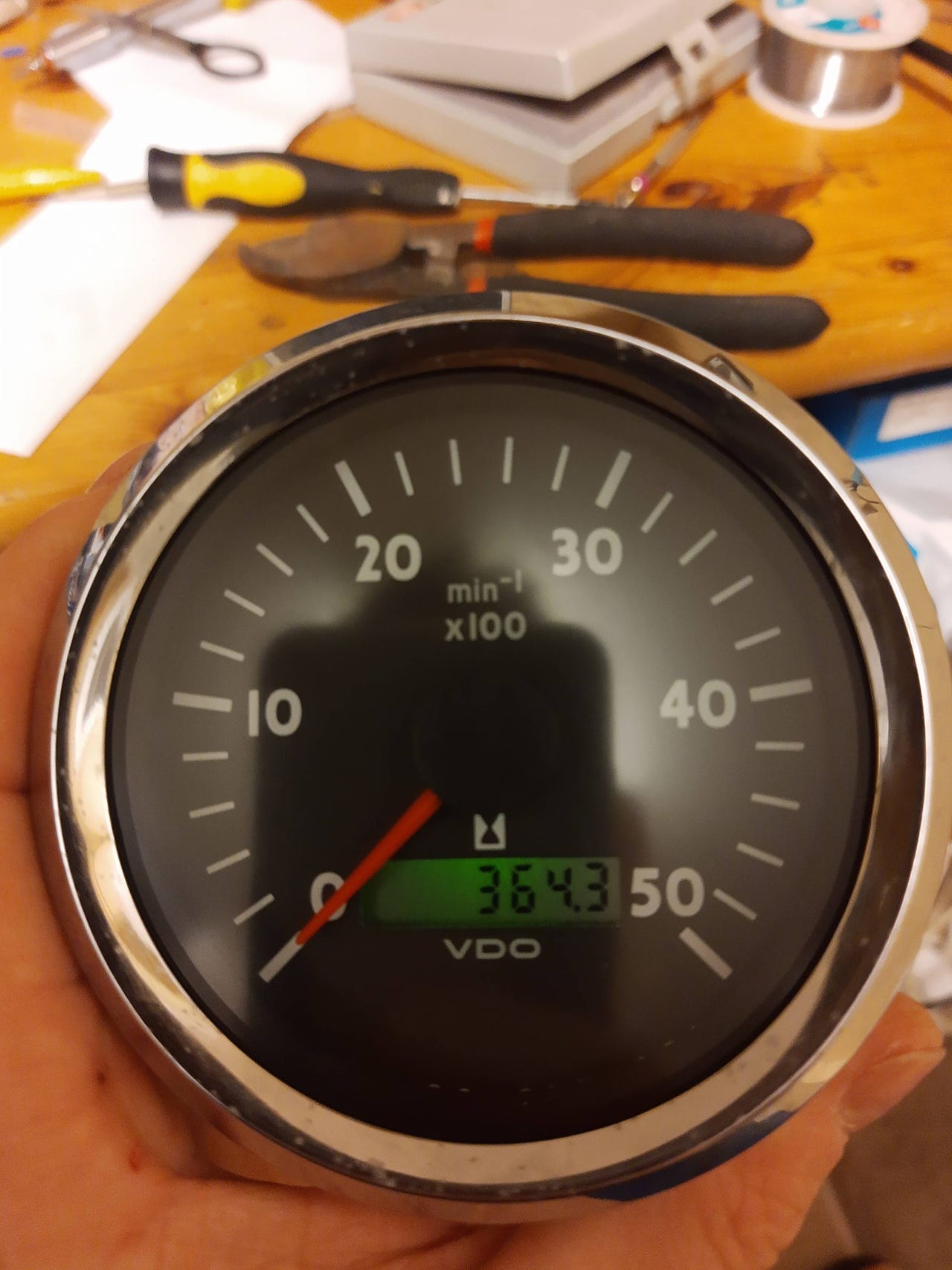 VDO/Yanmar /Volvo Penta Tachometer Timeteller Reparasjon | FINN-torget