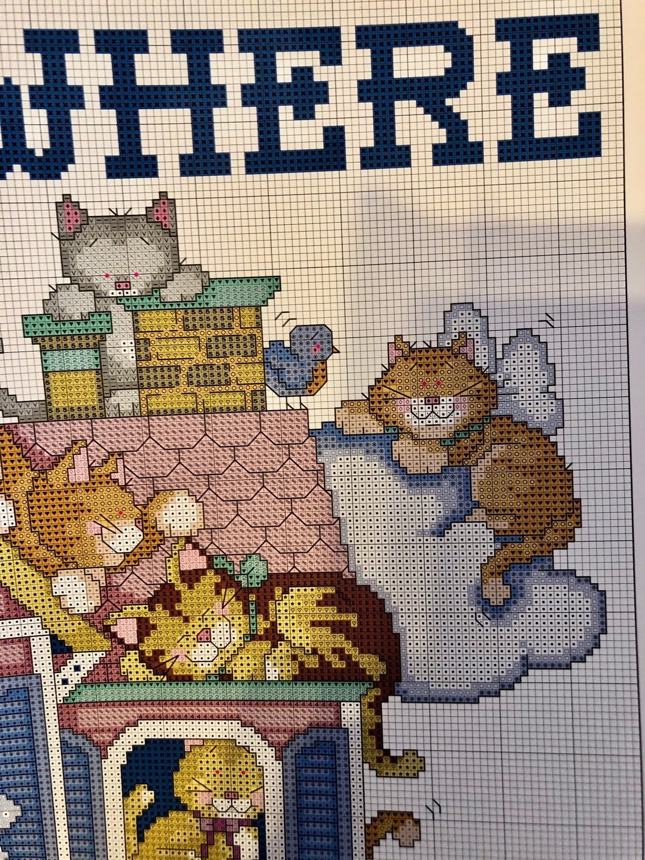 BRODERI MØNSTER FRA KJENTE DESIGNERE - KAFFE FASSETT, ISOBEL HUNT MM ...