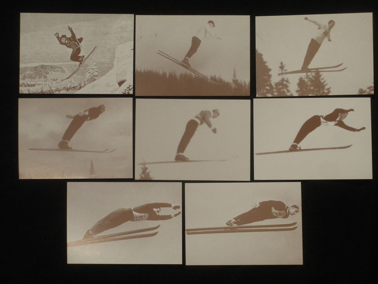 HOPPKORT Hoppstilens utvikling. Serie med 8 postkort | FINN-torget