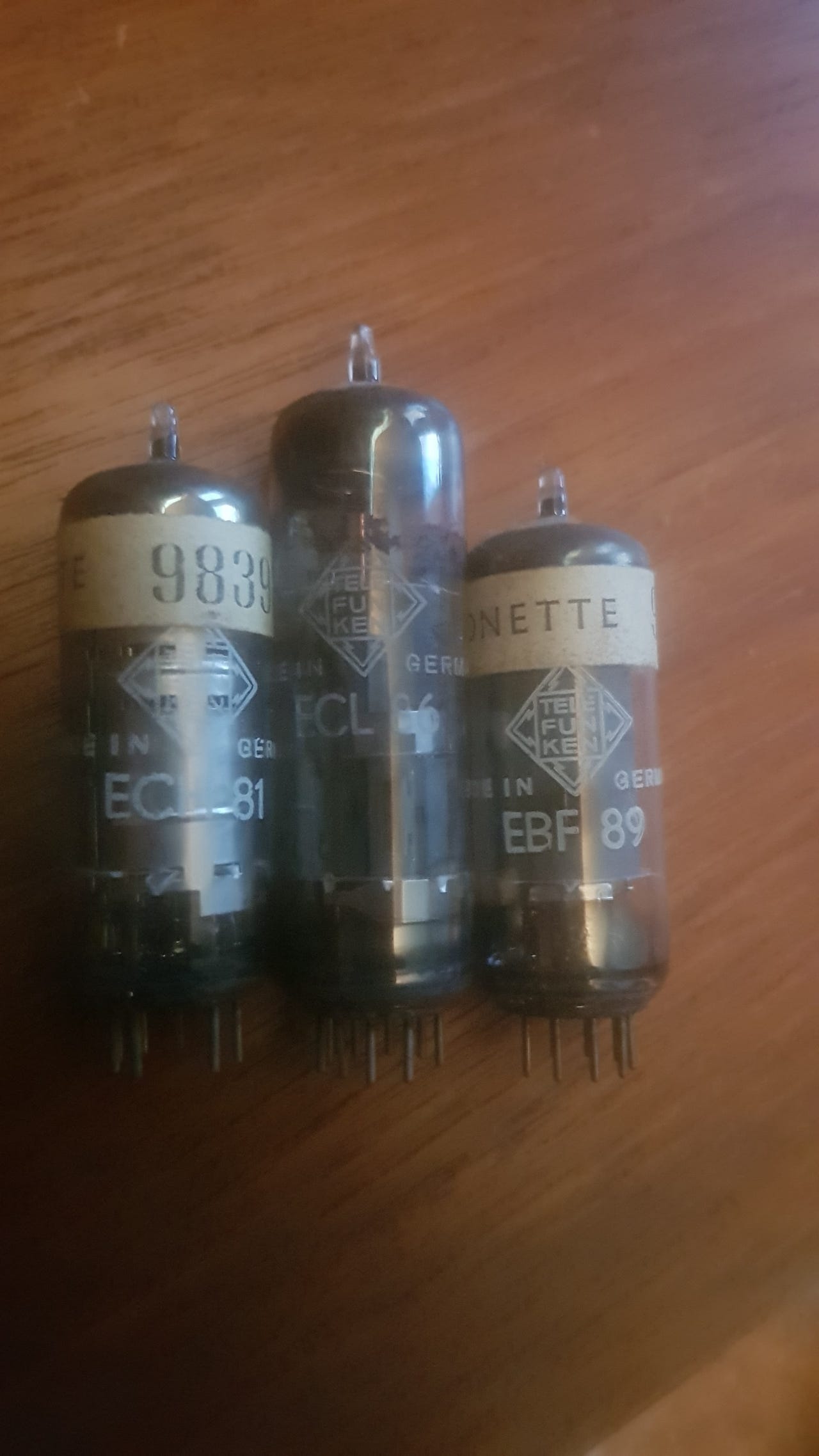radiorør(telefunken) ECH 81 , ECL 86(solgt) , EBF 89 | FINN-torget