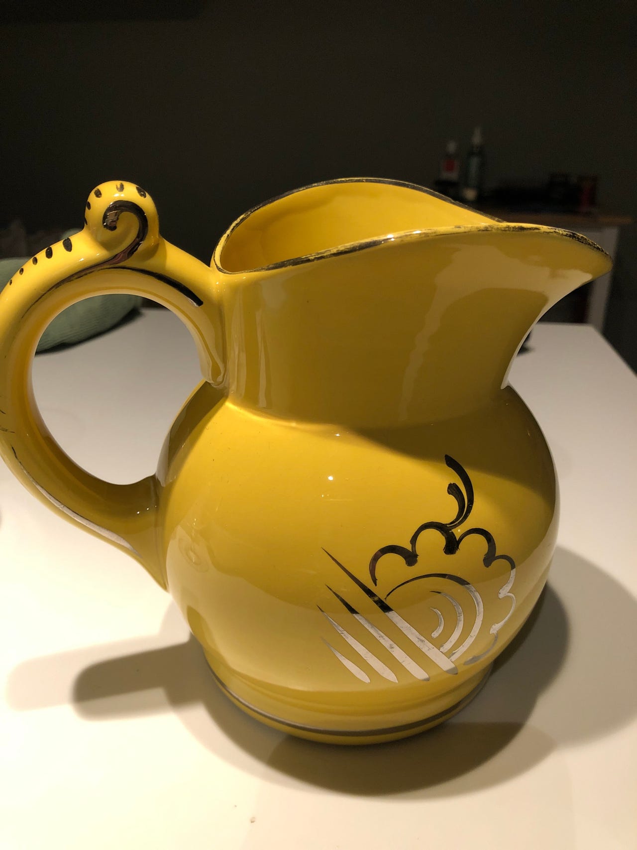 Gul mugge fra Egersund Fayance | FINN-torget