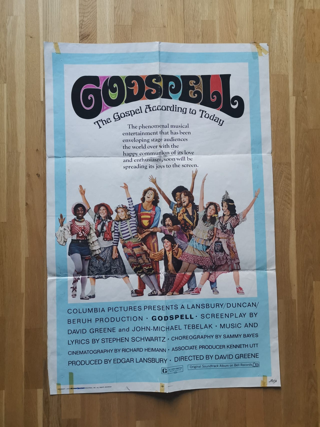 Film Plakat / Poster: Godspell: Musical Based on the Gospel to St ...