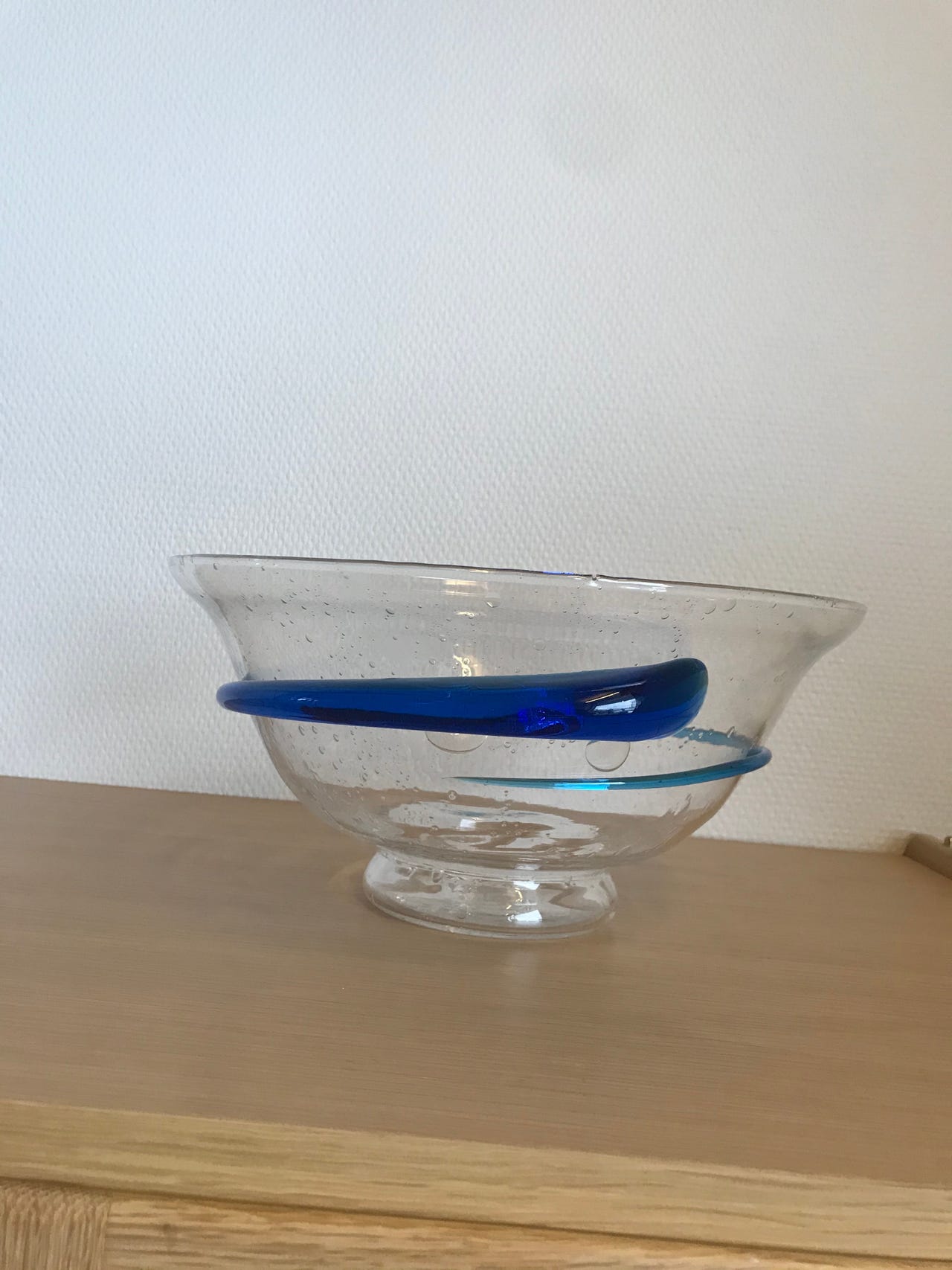 Kunstglass, skål | FINN-torget
