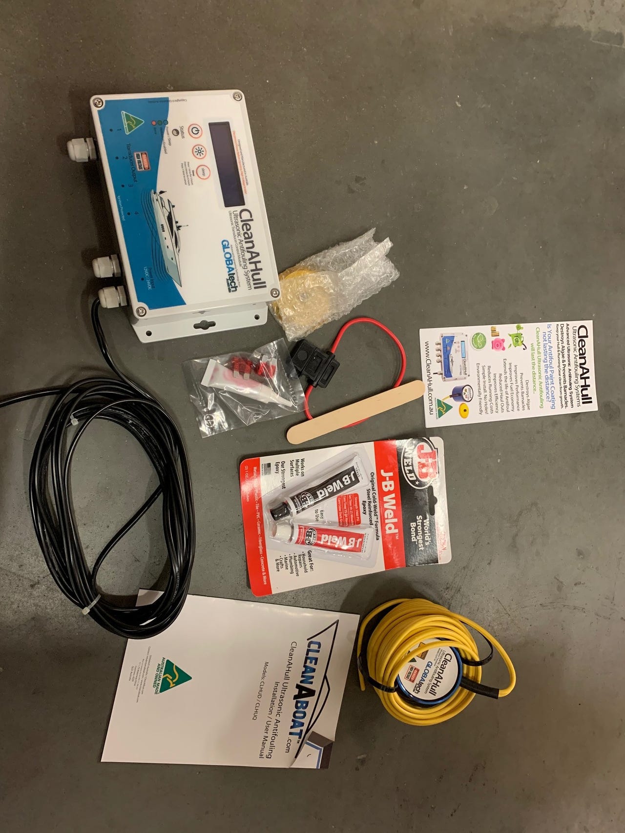 Ultrasonic antigro system som virker! Hold båten ren med Ultralyd ...