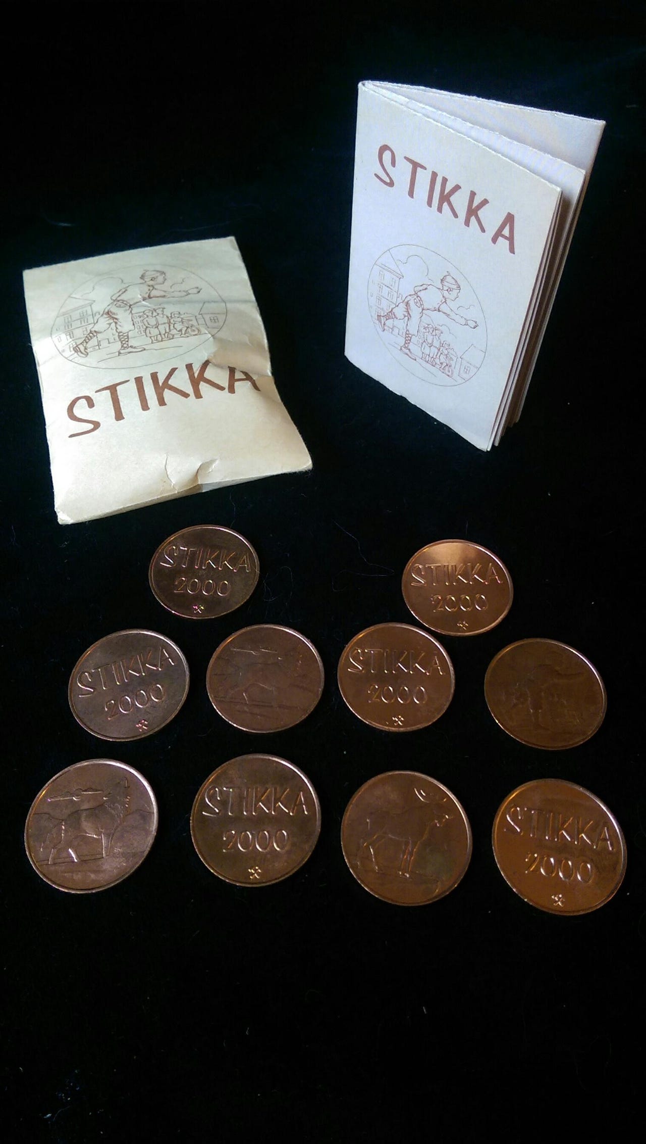 Kaste på Stikka mynter. Stikkamynten 2000. Norsk kulturarv | FINN-torget