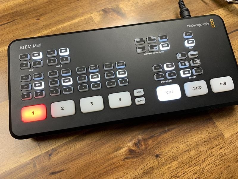 *leies ut* Blackmagic ATEM Mini kit. | FINN-torget