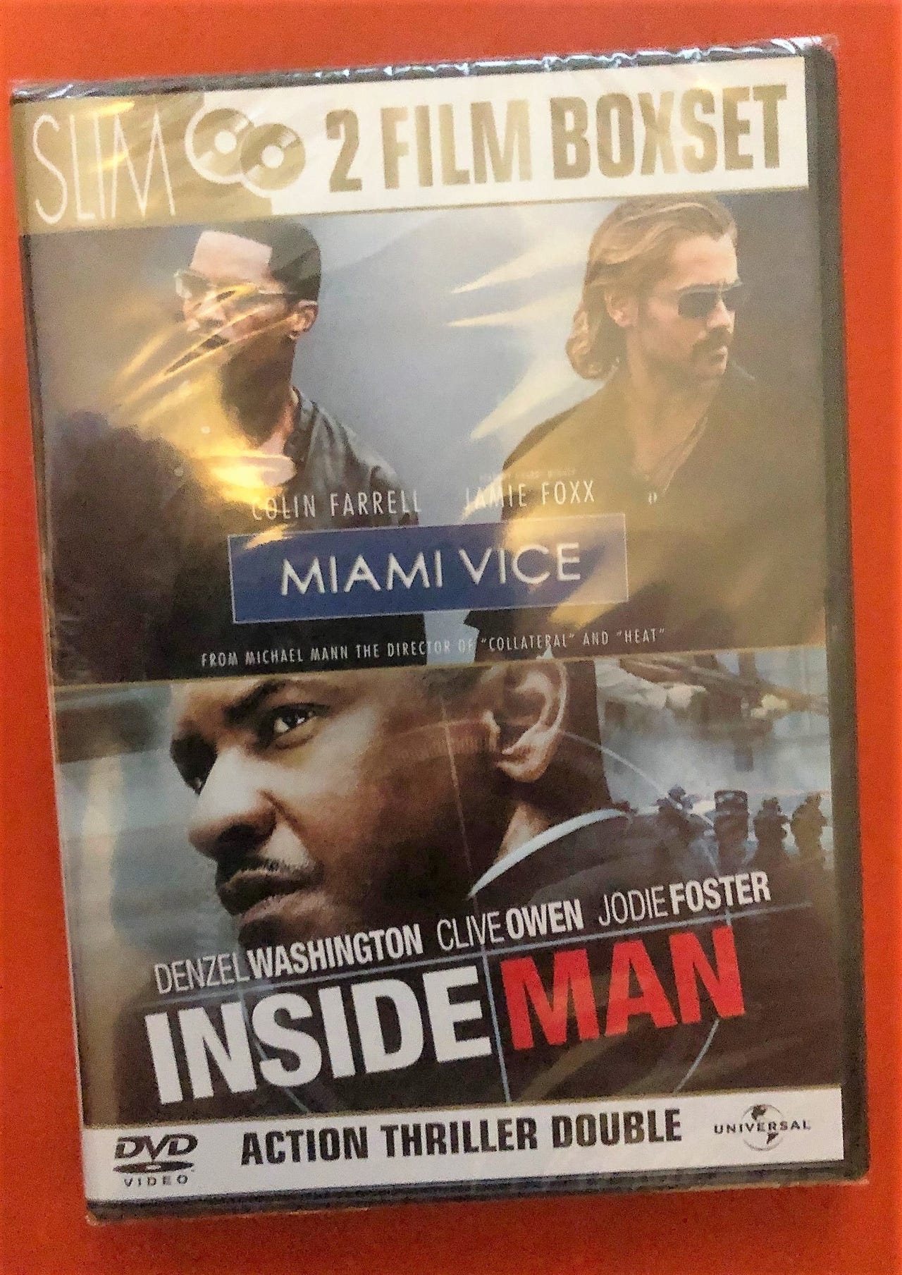 2 filmer i en - Miami Vice/Inside Man | FINN torget