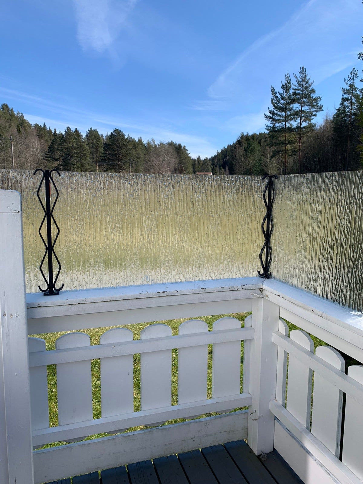 Glasskjerming/stolper - Veranda | FINN-torget