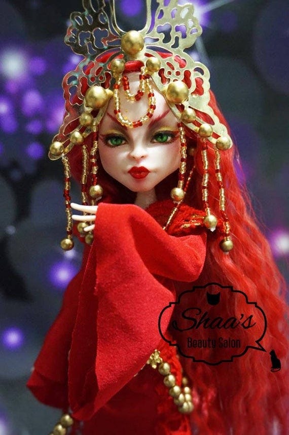OOAK Monster High Doll Viperine Gorgon NY PRIS | FINN-torget