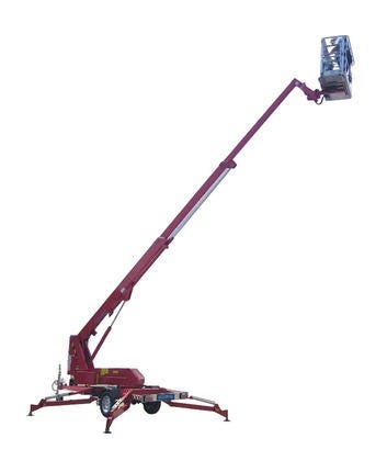 Lift - Europelift TM13T, tilhengermontert teleskoplift med 13 m ...