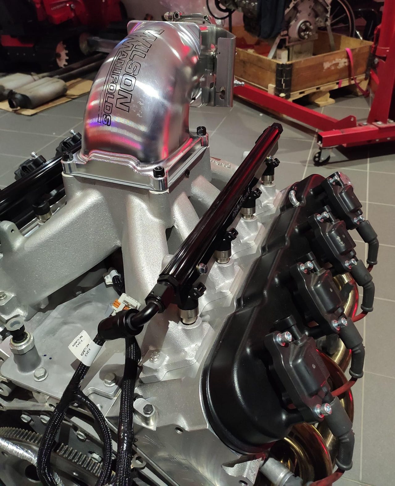 Chevrolet LS3 innsug - Edelbrock Super Victor LS3 EFI Manifold ink ...