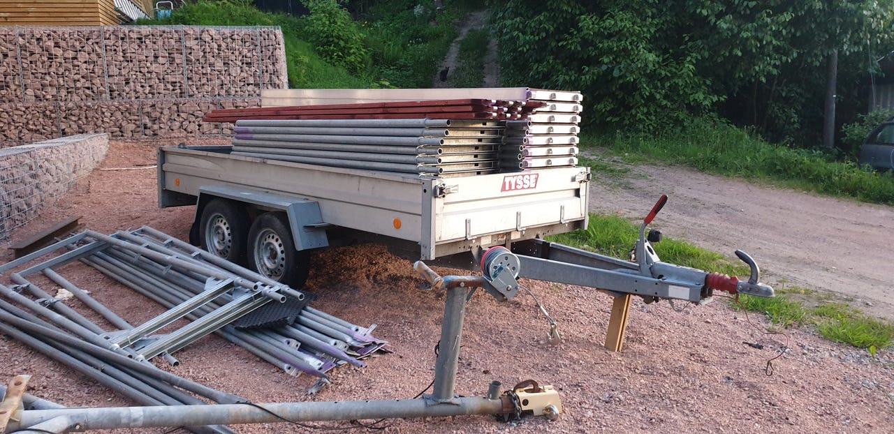 Stillas med henger til salgs | FINN-torget