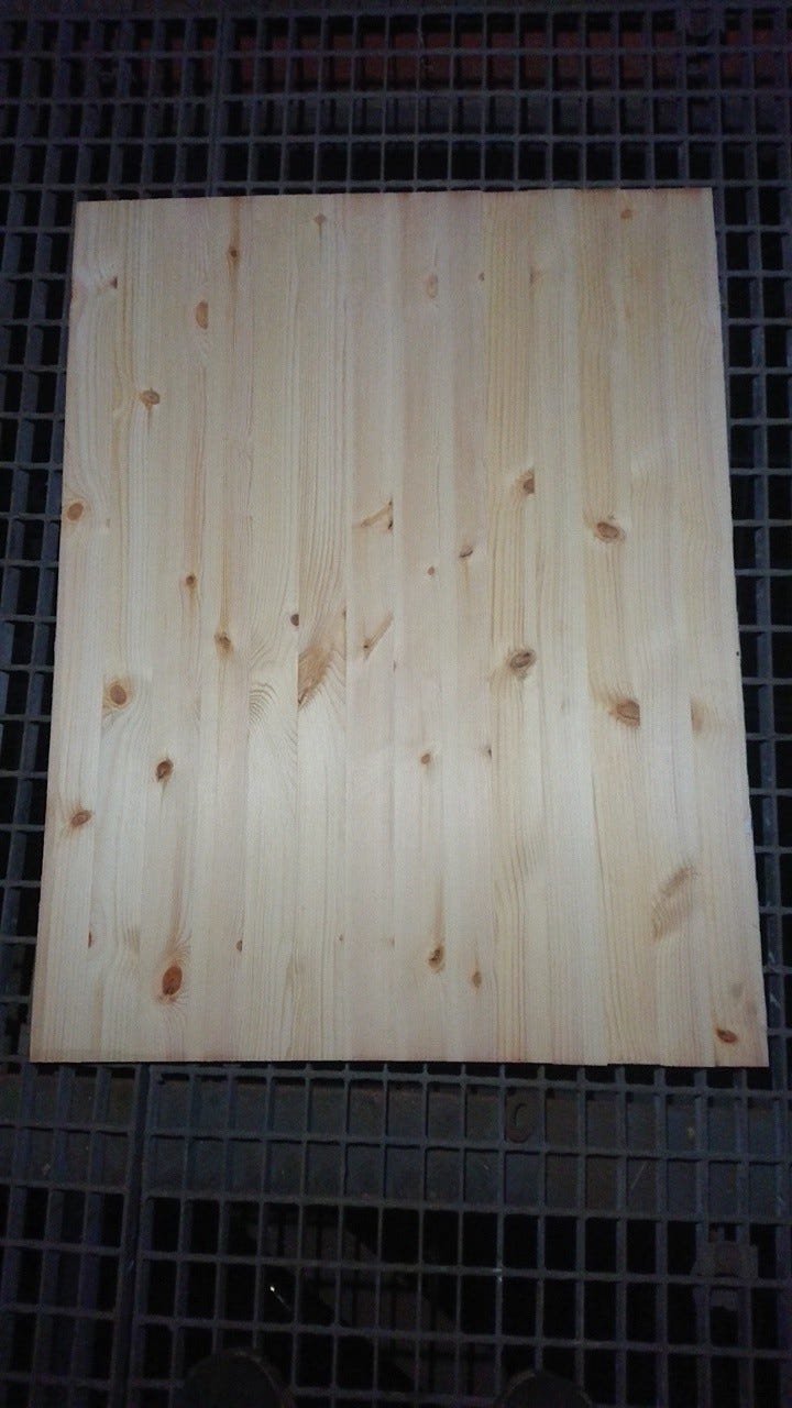 Stavlimte "hobbyplater" (limtre furu) 800x625x18mm selges. | FINN-torget