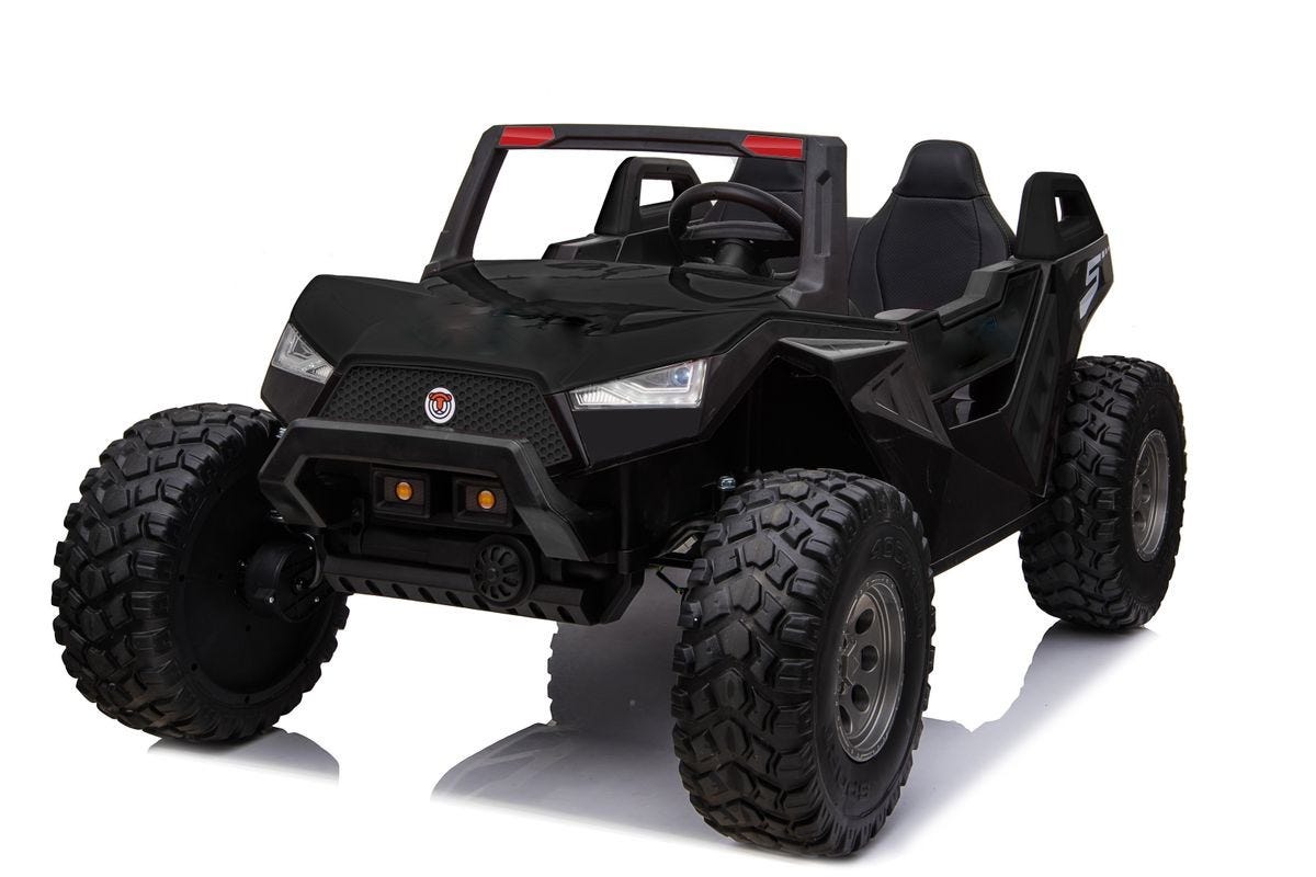 elbil stor 4-seter 4WD el-Jeep (4x24v/220w motorer) til barn/ungdom, m ...