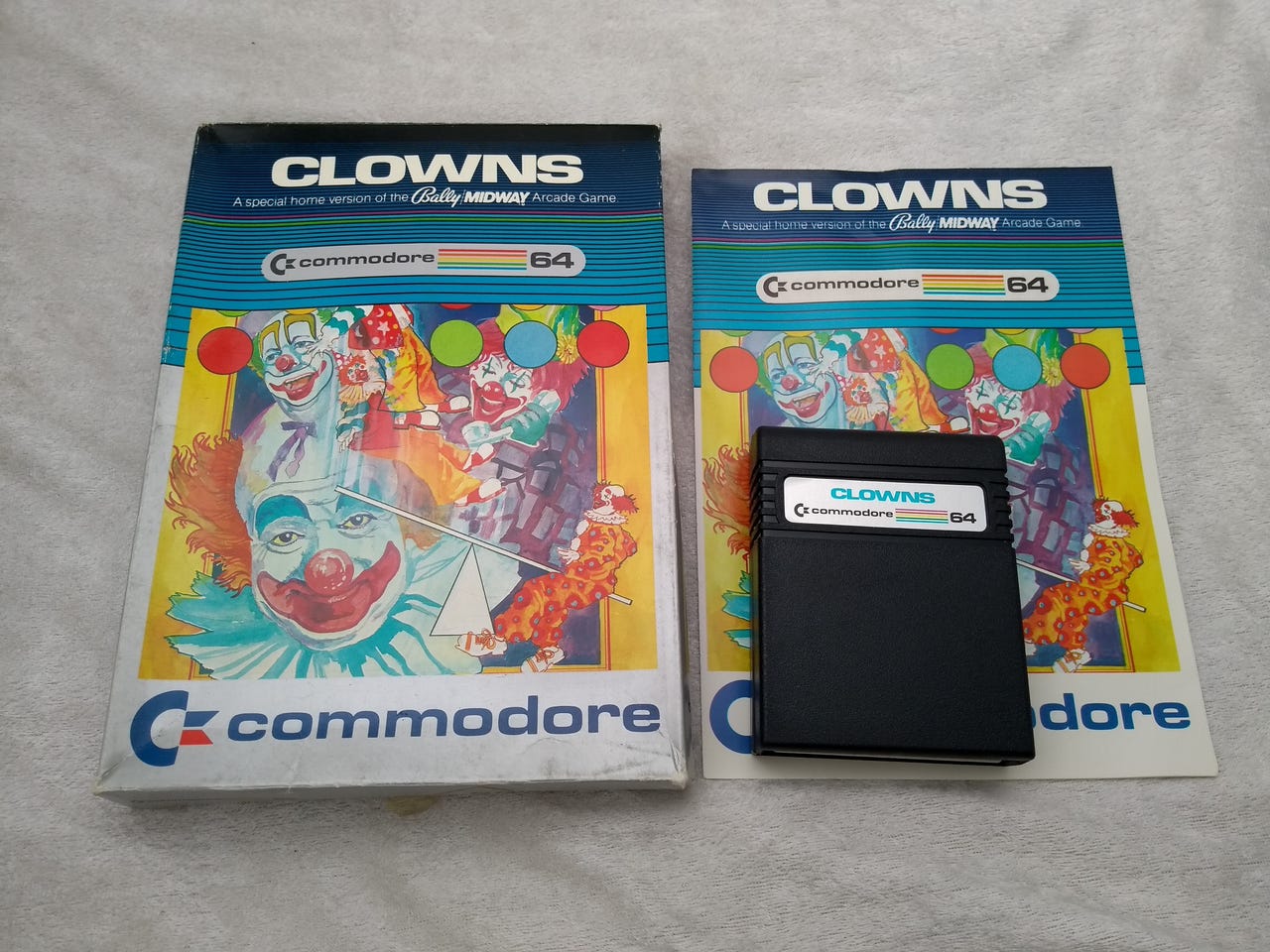 Clowns (Commodore) cartridge for Commodore 64 C64 | FINN torget