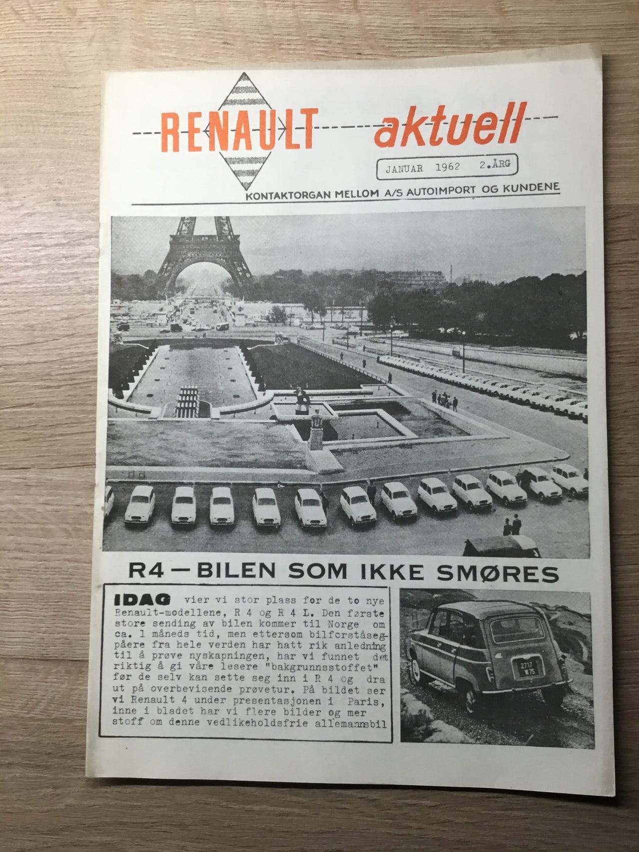 RENAULT aktuell fra Januar 1962 | FINN-torget