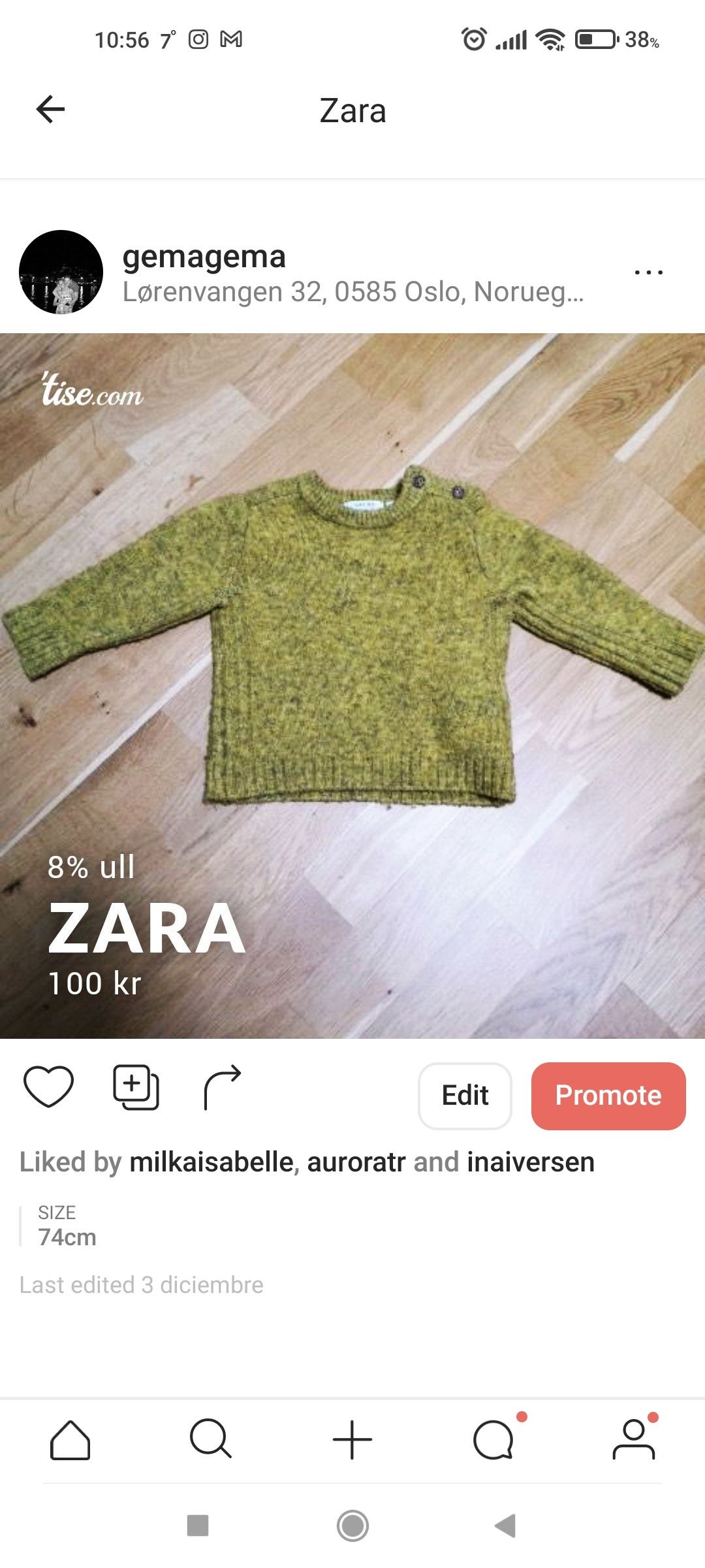 Zara genser | FINN-torget