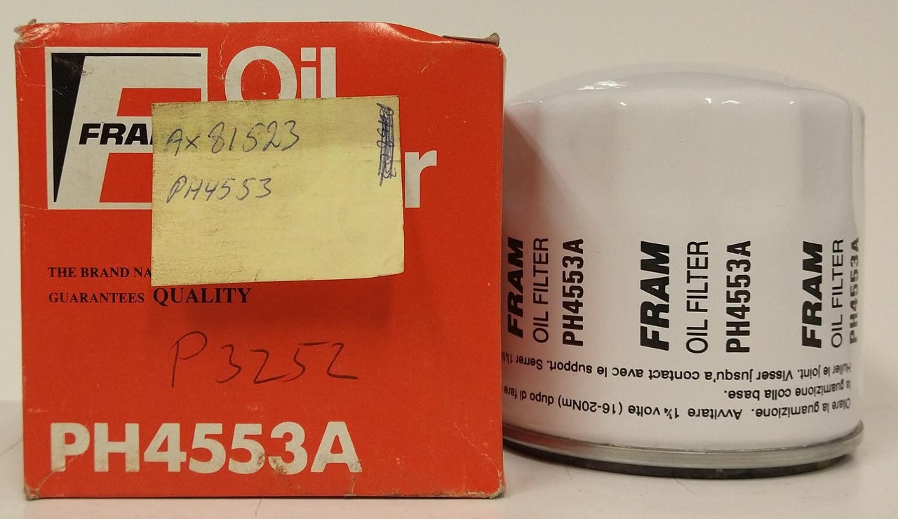 Oljefilter PH 4553A - FORD: Courier, Fiesta, Focus, Tourneo, Transit ...