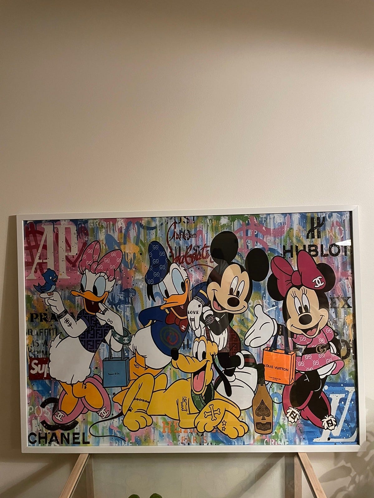 Donald duck, Mikke mus etc bilde i 70x100 | FINN-torget