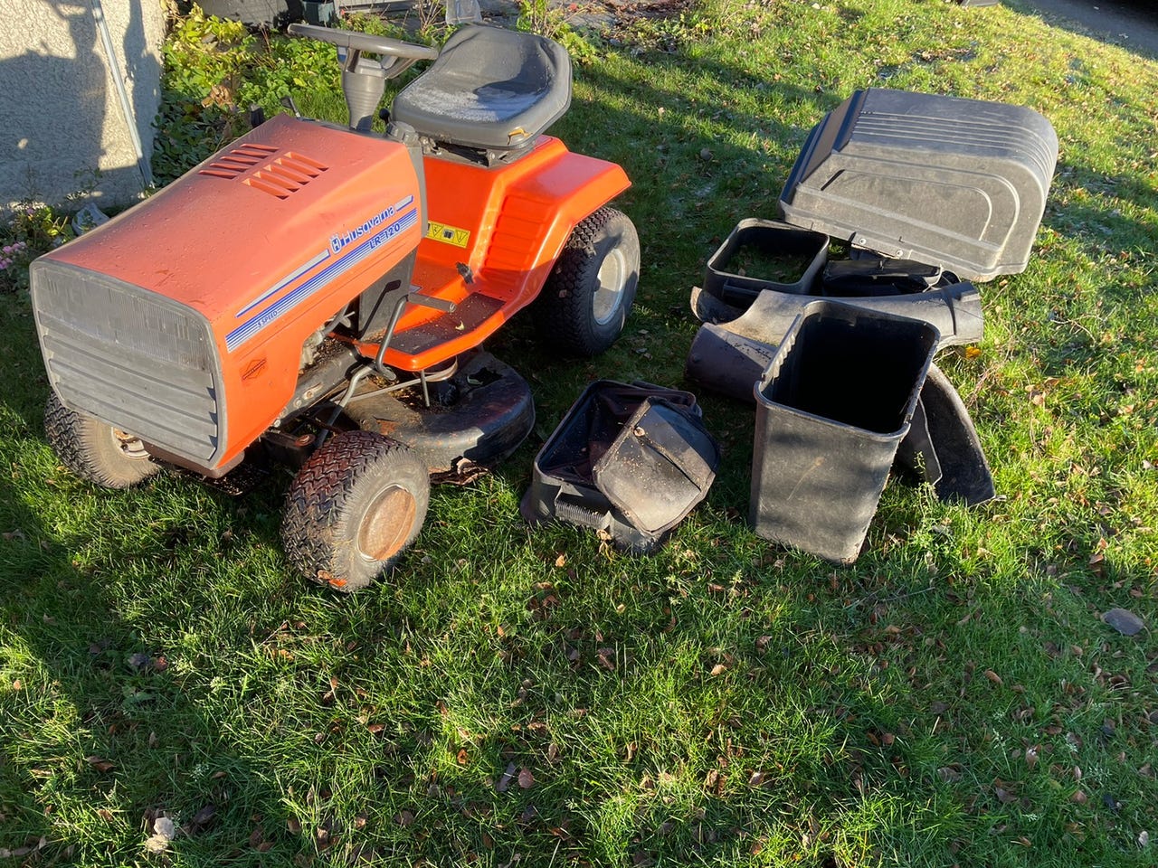 plenklipper traktor Husqvarna LR120 | FINN-torget