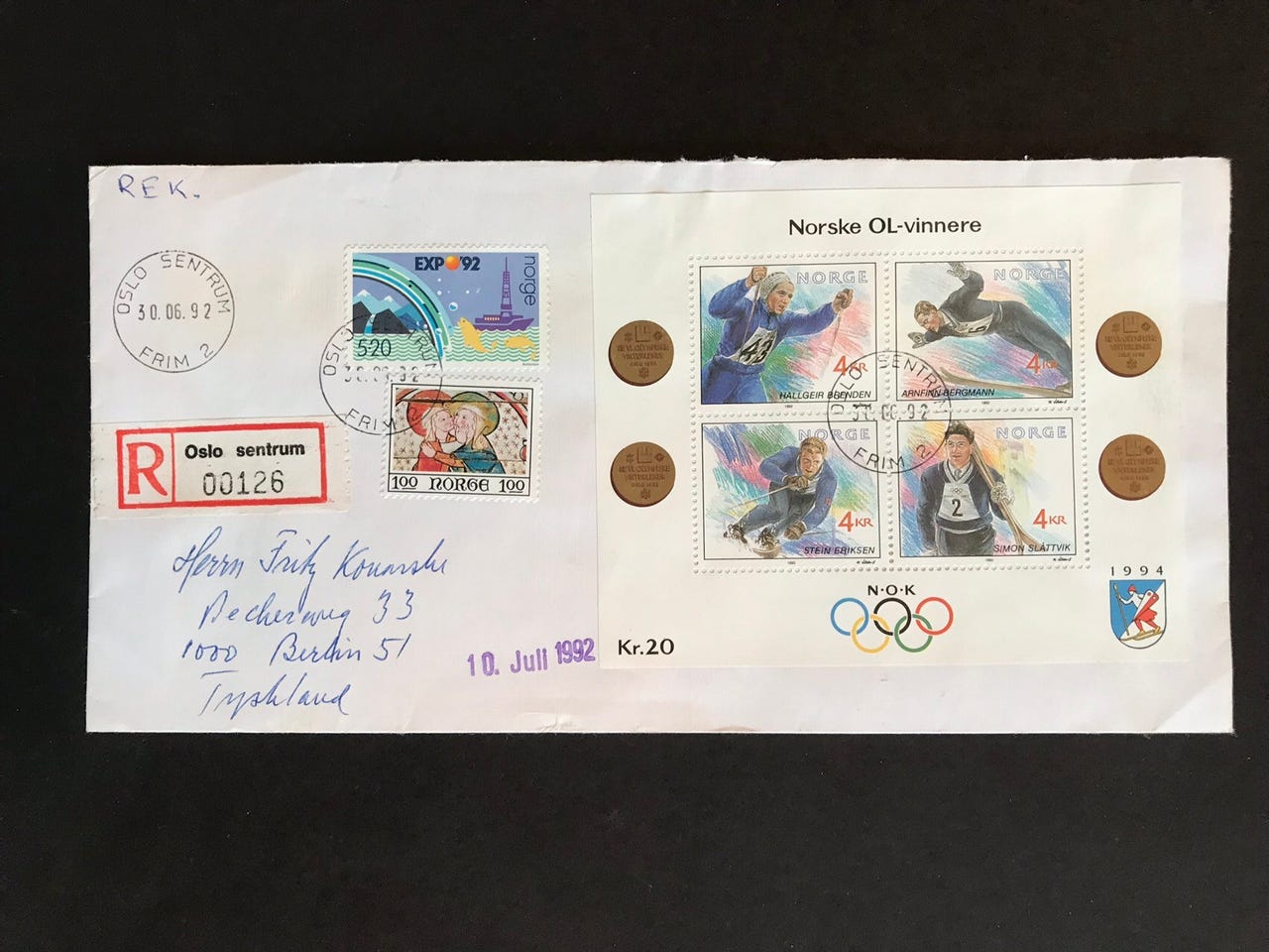 Rek. OL brev. 1992 | FINN torget