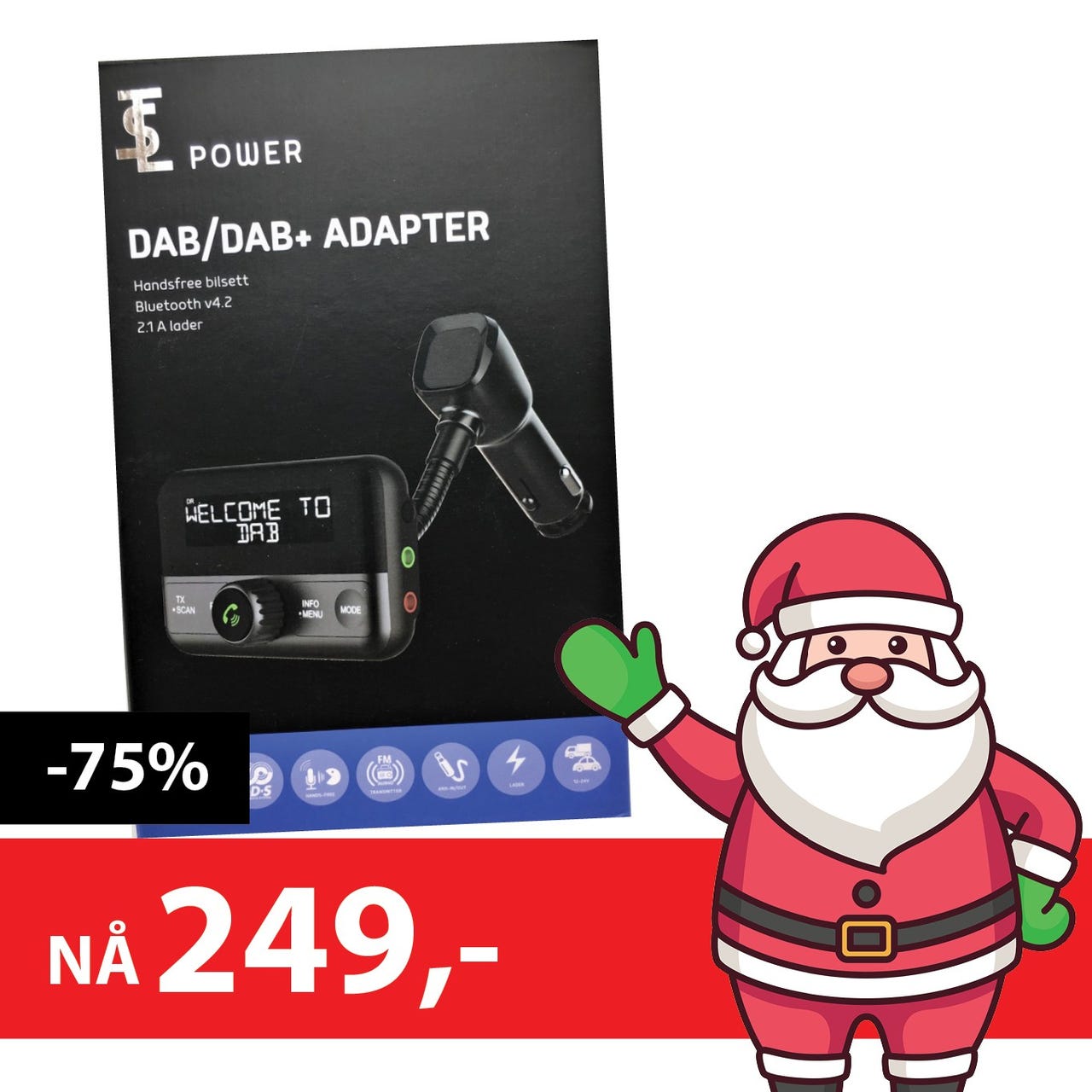 Dab/Dab+ Adapter for bil | FINN-torget