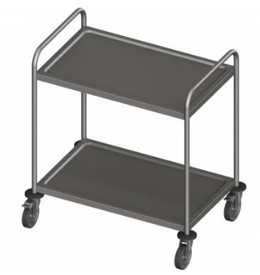 Rustfritt trillebord 2 plan | FINN-torget