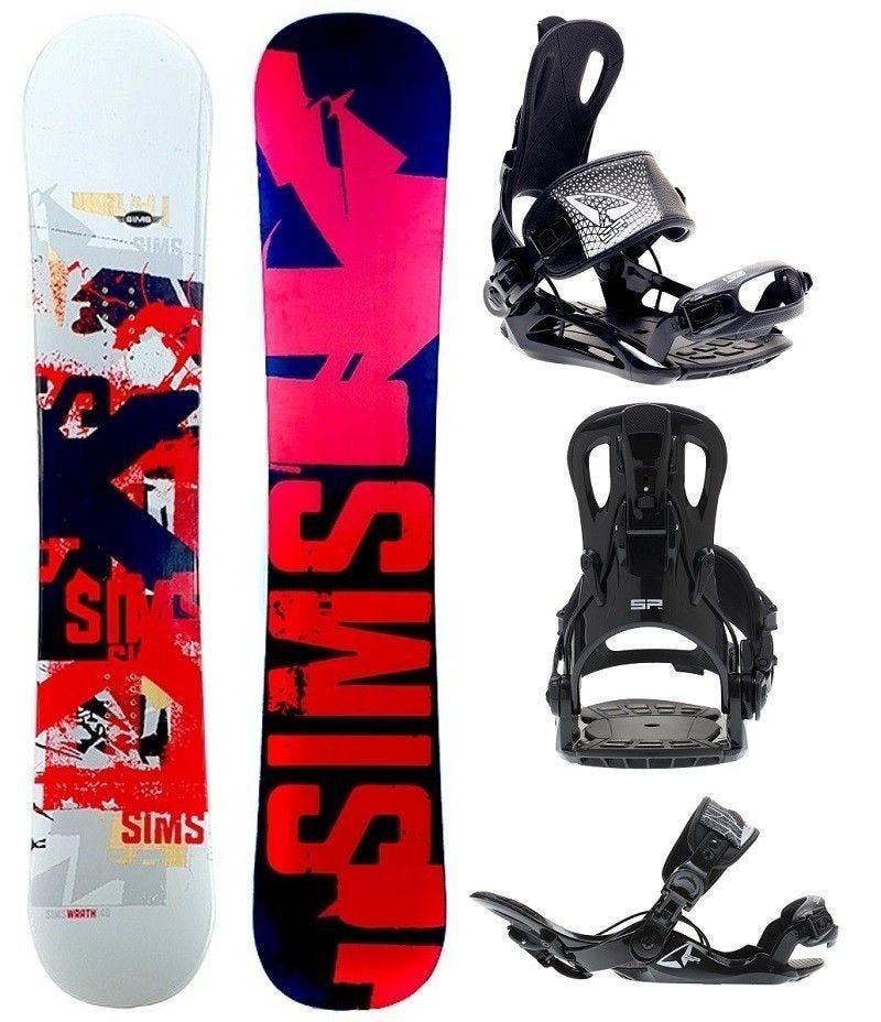 SIMS SNOWBOARD 148-154-158 CM M/ BINDINGER! | torget