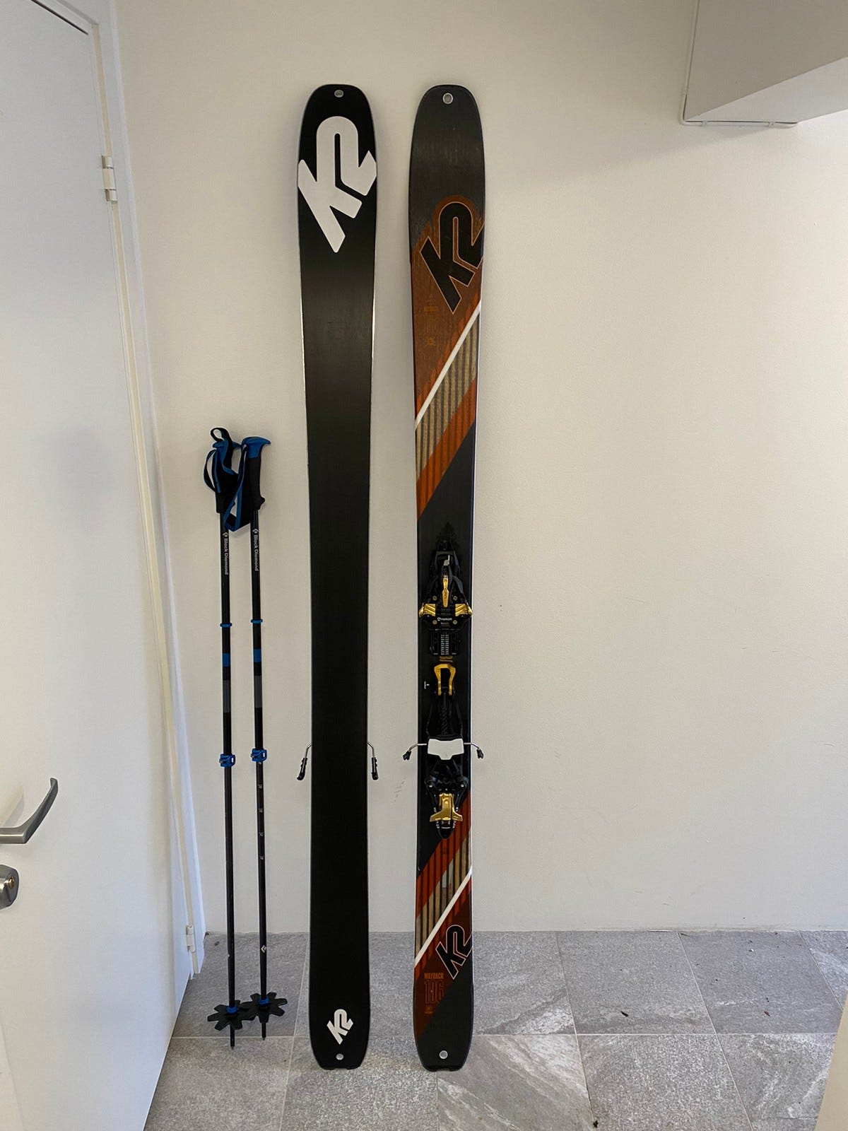 Fine toppturski randonee leies ut. K2 Wayback strl 45 186cm skredsøker ...